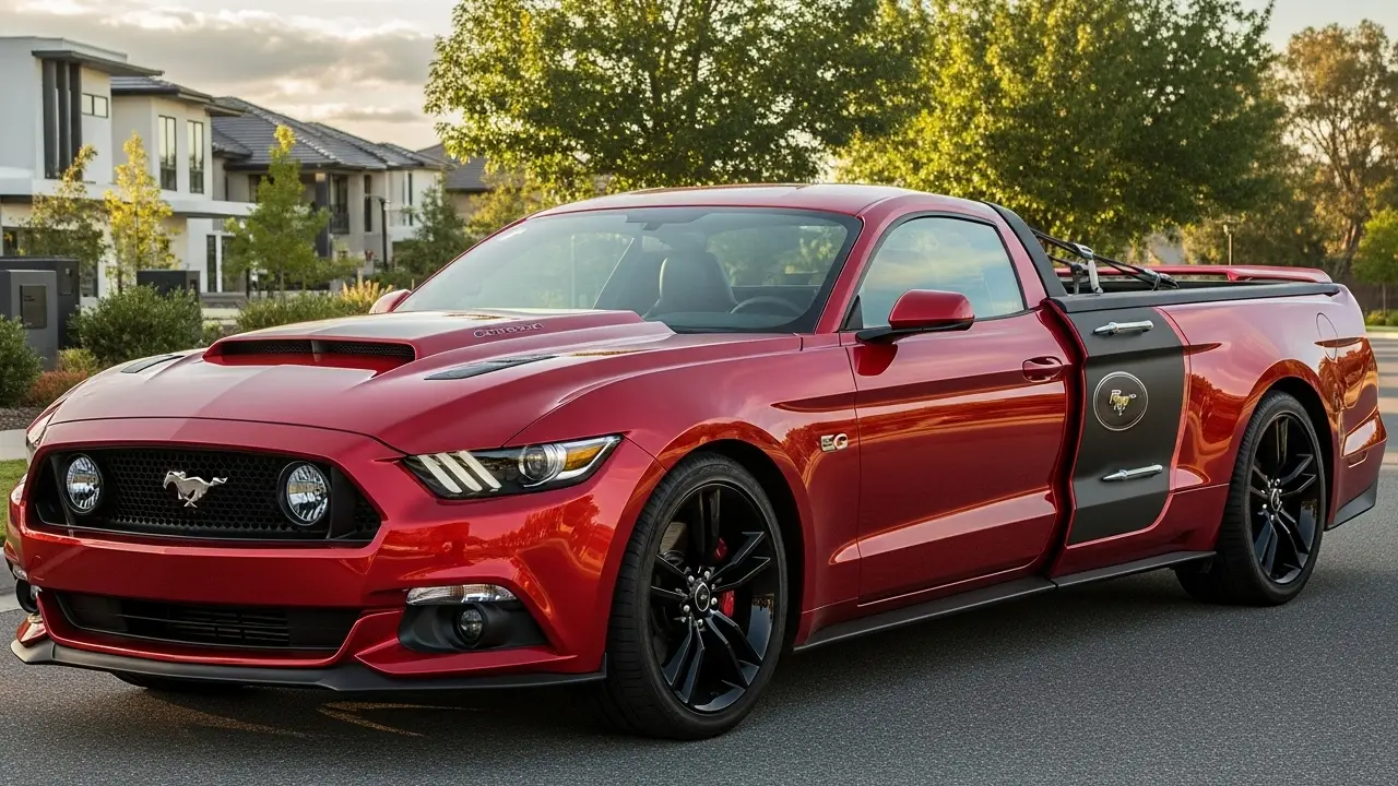 2026 Ford Mustang Pickup – A Bold New Blend of Power and Practicality